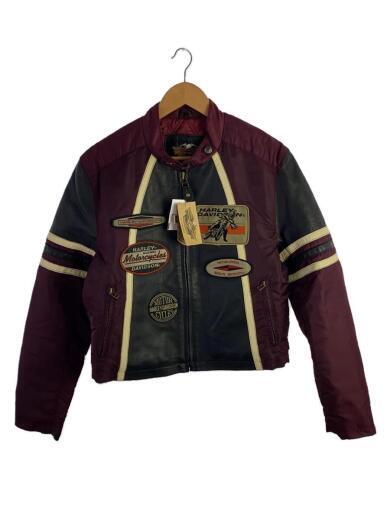 HARLEY DAVIDSON/Racing jacket/Nylon leather switching… - Gem