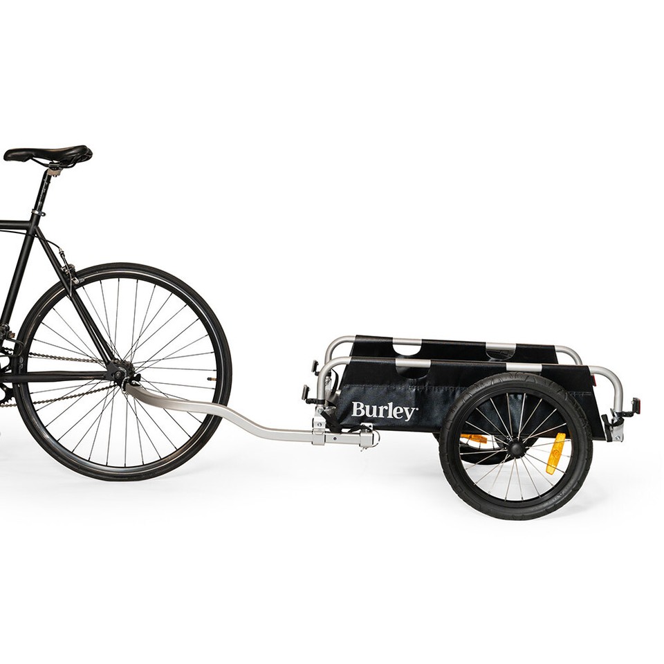 Burley Bike Trailer - Flatbed Cargo Trailer Detachable Travel Cart ...