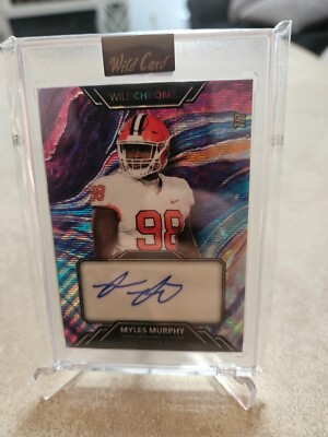🐯🐯2023 Wild Card WildChrome MYLES MURPHY RC Ref Auto Ser 7/7!!🐯🐯 | eBay