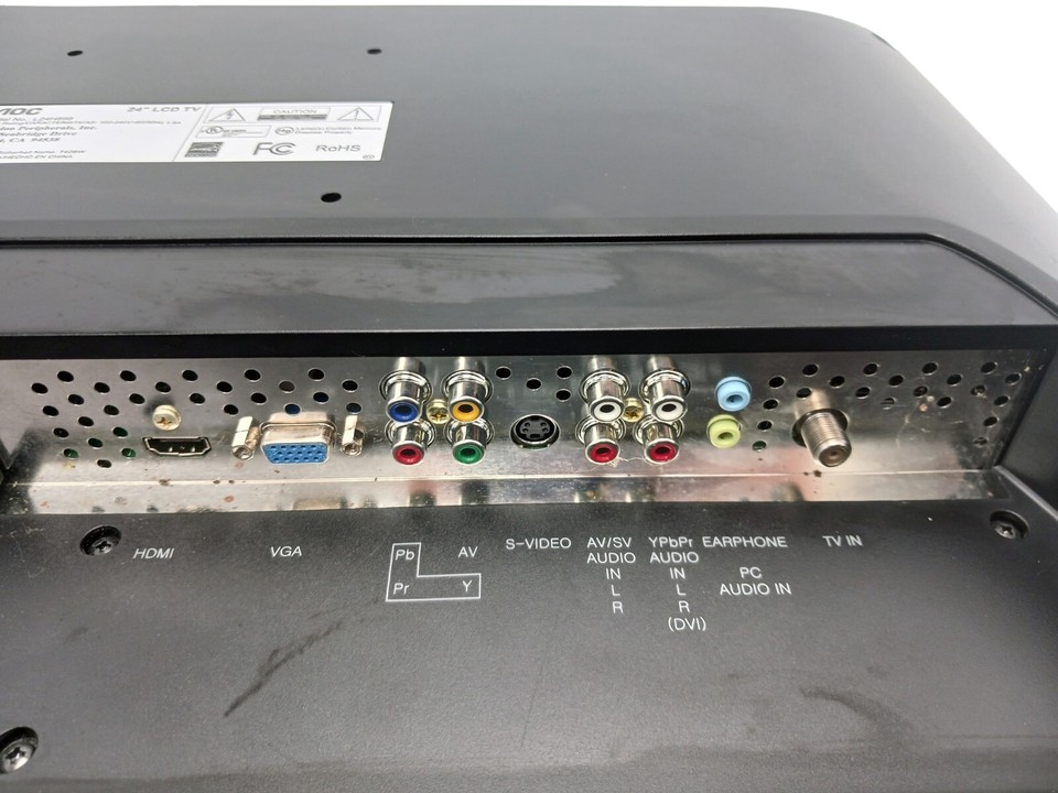 AOC L24H8980 24 inch LCD TV PC Monitor HDMI Flat Screen HDTV with ...