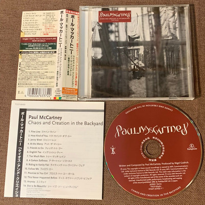 Promo PAUL McCARTNEY Chaos And Creation In The Backyard JAPAN CD TOCP ...