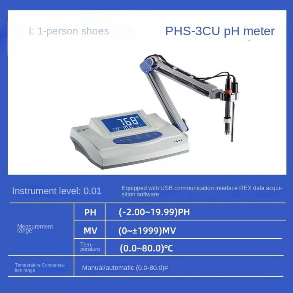PHS-3C Digital Desktop Acidity Meter pH Meter Tester pH Value | eBay
