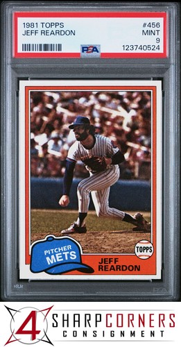 1981 TOPPS #456 JEFF REARDON RC METS PSA 9 | eBay