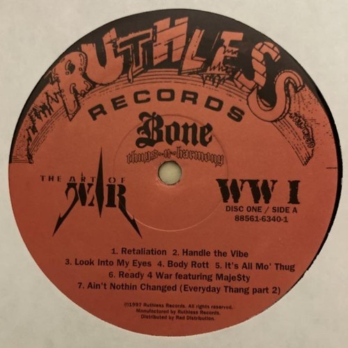 Bone Thugs-N-Harmony - The Art Of War 12" Vinyl 2LP 1997 US ORG Shrink ...