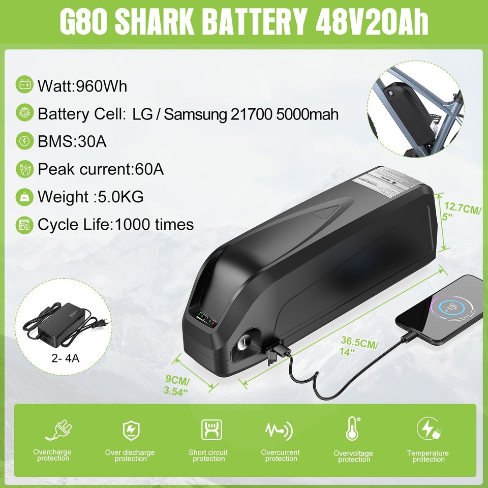 BAFANG FRONT 48V500W 26''700C eBike Conversion Kit Wheel Hub Motor USA ...