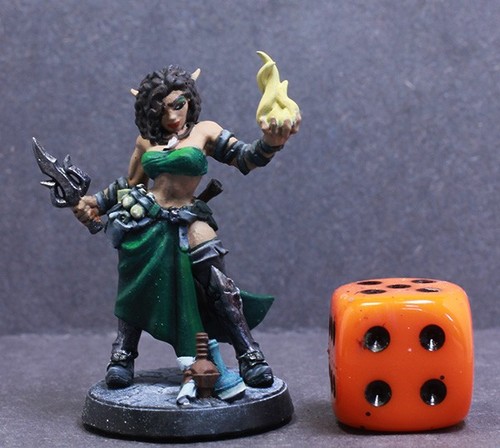 Dungeons and Dragons Hand Painted Artisan Guild Miniature Female Wizard | eBay