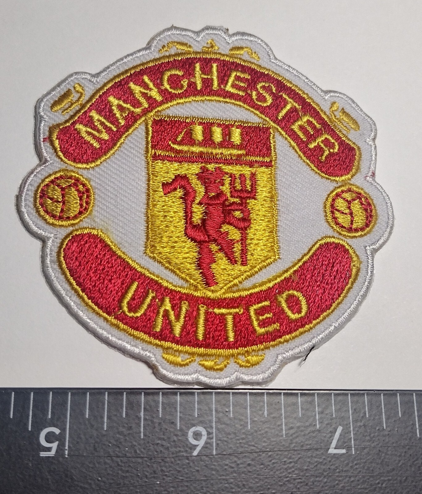 Manchester United Team Iron or Sew On Embroidery Patch 3" | eBay