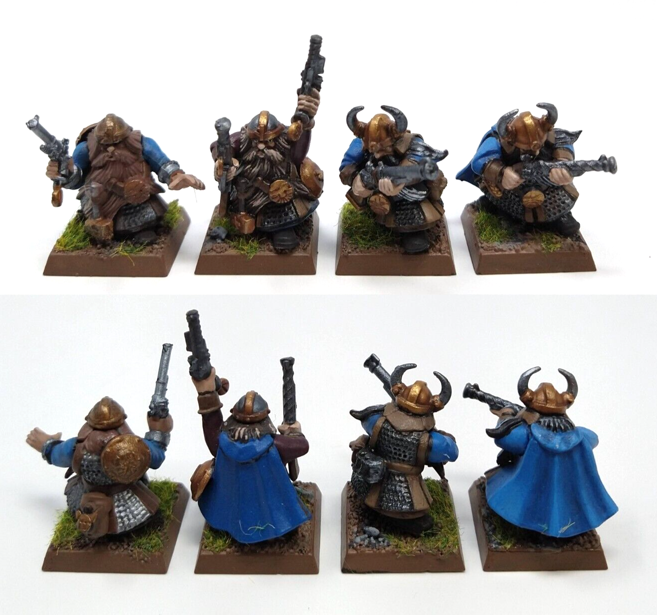 Warhammer Fantasy Dwarf Battalion - 33x Warriors, 16x Thunderers ...