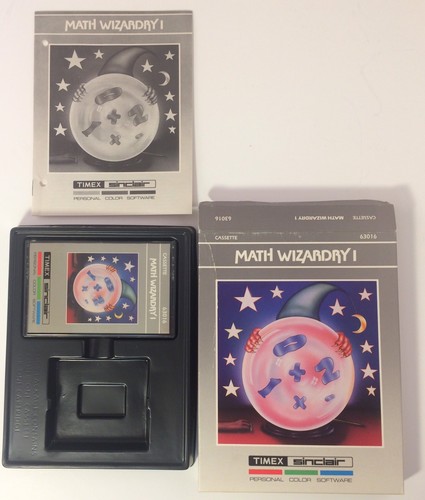 Timex Sinclair Math Wizardry 1 Cassette Computer Software - VINTAGE ...