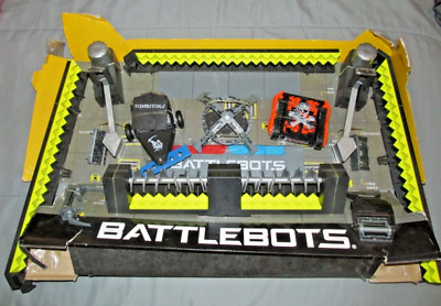 HEXBUG BattleBots ARENA MAX RC Robot Battle Arena Game COMPLETE NO BOX ...