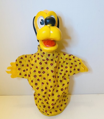 Vintage Toys Disney 1950s Pluto Hand Puppet by Gund - Retro Disneyana ...