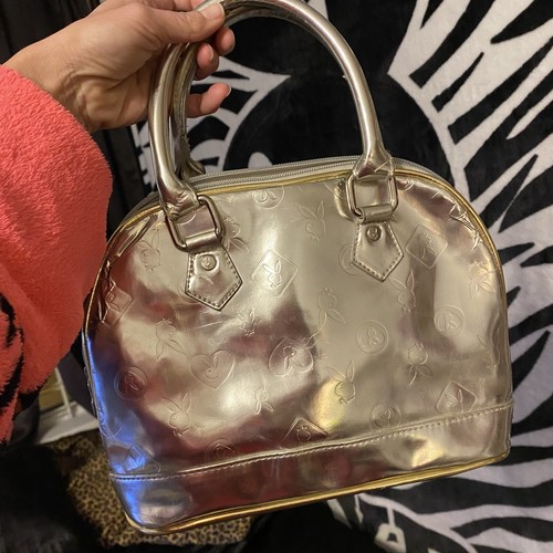Silver & Gold Playboy Monogram Bag | eBay