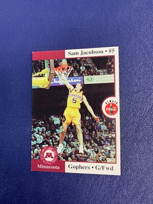 1997-98 Minnesota Golden Gophers Basketball #5 Sam Jacobson - Rare! | eBay