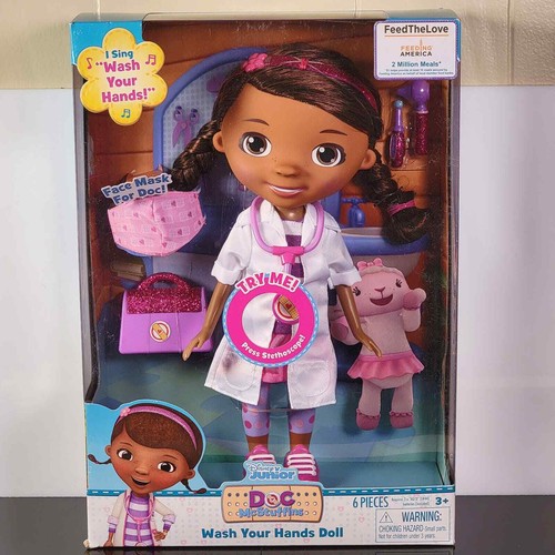 Doc McStuffins Disney Junior Wash Your Hands Singing Doll Kids Toy ...