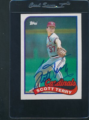 1989 Topps #686 Scott Terry Cardinals Signed Auto *C7276 | eBay