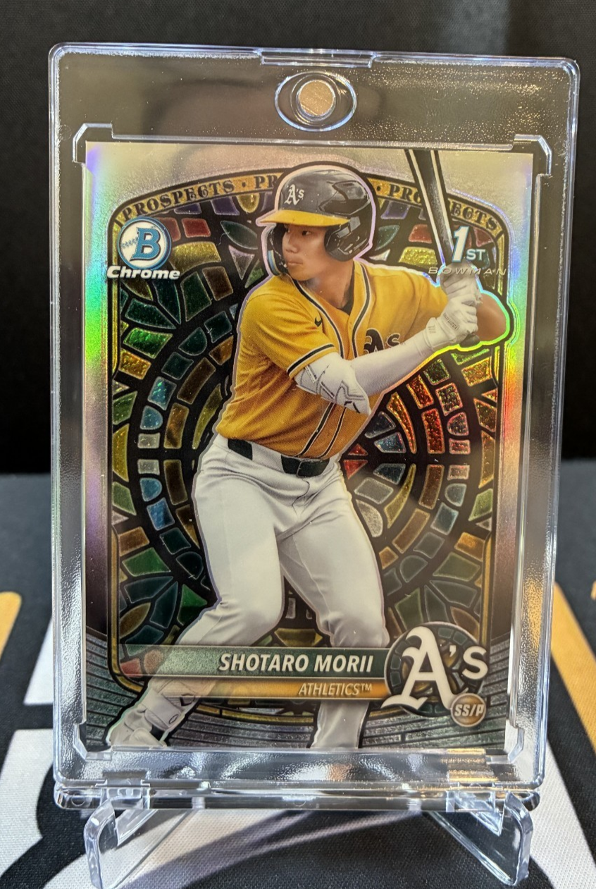 2025 Bowman Chrome BCP-170 Shotaro Morii Etched In Glass Prospect SSP ...