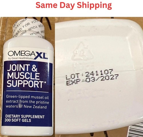 Omega XL 300 Capsules - Green Lipped Mussel Omega-3 Joint Relief ...