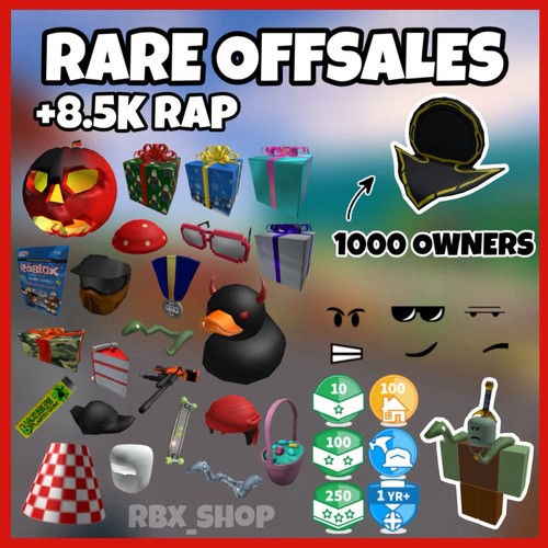 RARE ROBLOX OFFSALES | 2009 | RARE ITEMS | LIMITEDS | 9K RAP | eBay