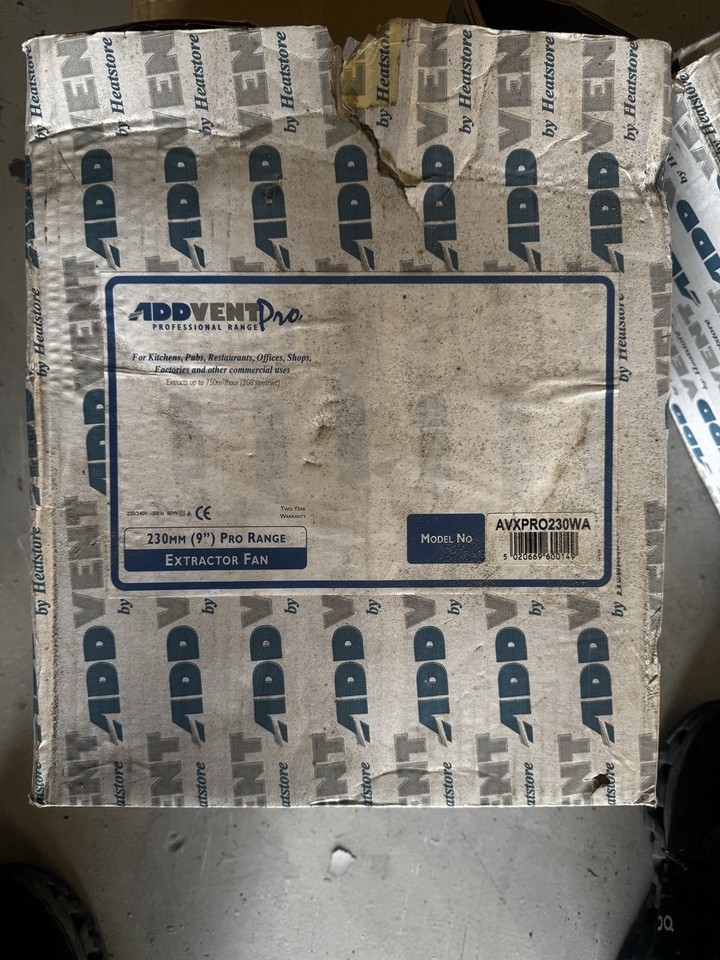 addvent extractor fan | eBay UK