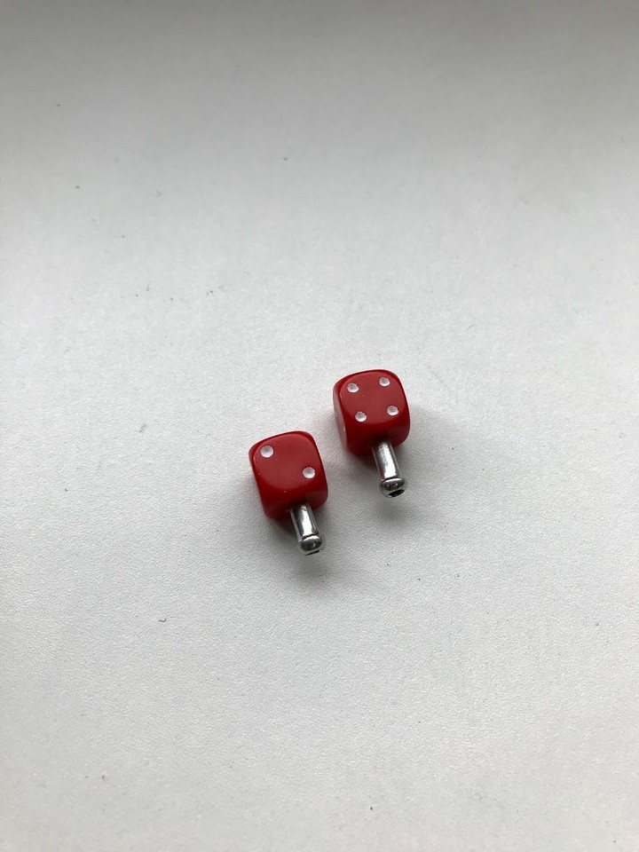 DICE CAP cable end tips crimps bicycle brake OldSchool BMX MTB GJS SE ...