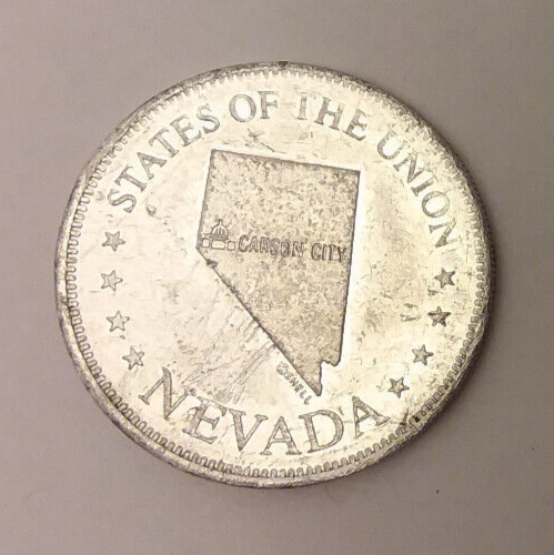 Nevada 36th State Aluminum Coin Medal Token 26mm | eBay