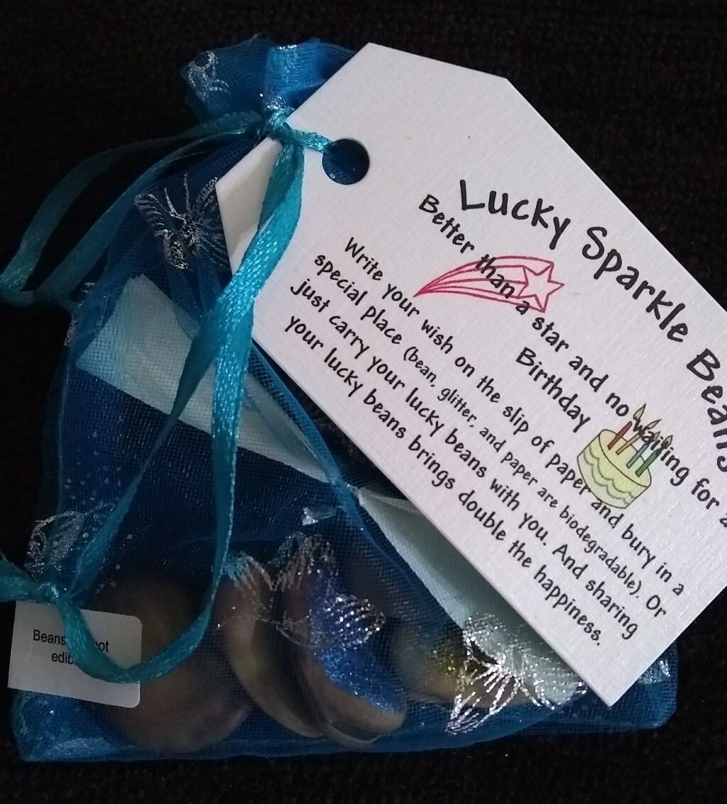 Lucky Sparkle Beans Pretty Glitter - wishing beans mojo beans - Choice of Color | eBay