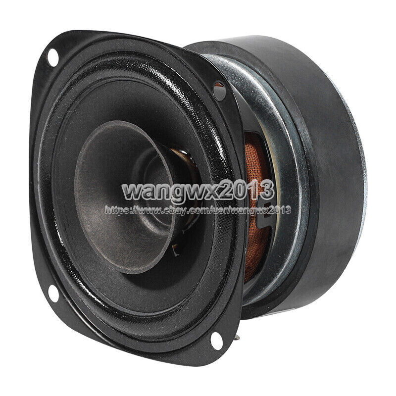 2pcs 3" inch 4Ohm 4Ω 60W HIFI Full Range Driver Audio Speaker Stereo ...