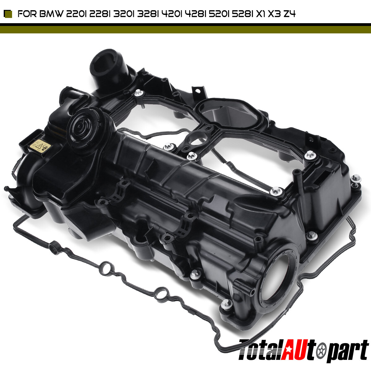Engine Valve Cover & Gasket for BMW F10 F11 F15 F16 F25 F26 F30 F31 L4 ...