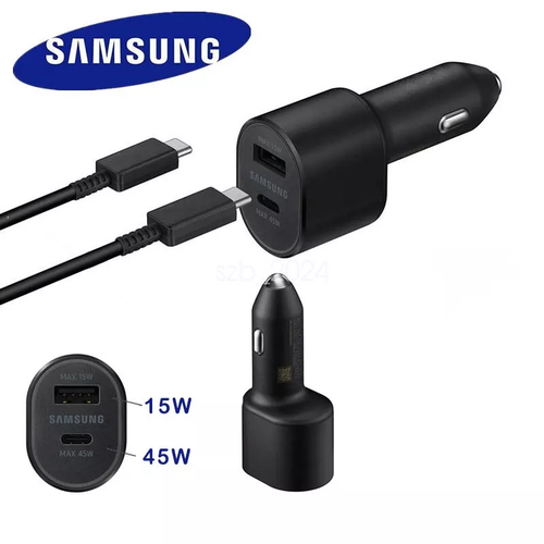 45W Fast Charging Car Charger &Type-C For Galaxy S22 S23 S24 S21 S25 ...