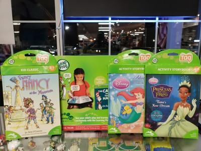 BOOK LOT- New Sealed Leap Frog Tag Touch Reading System W/Cat In The ...