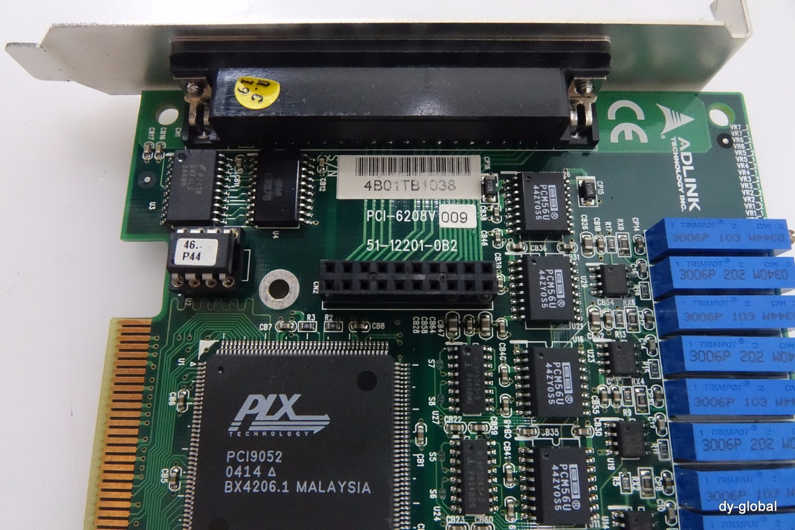 ADLINK PCI-6208V 009 8/16-CH 16-Bit Analog Output Cards PCB-I-E-482 ...