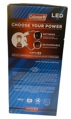 Coleman 6v Power Cartridge Rechargeable CPX 6 Compatible for sale ...
