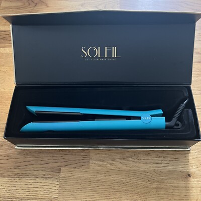 Soleil Flat Iron Turquoise Ceramic Magnetized Plates | eBay