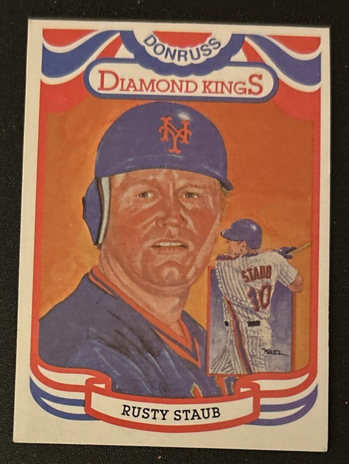 1983 Donruss Rusty Staub Diamond Kings Baseball Card #6 Mets Mid-Grade ...