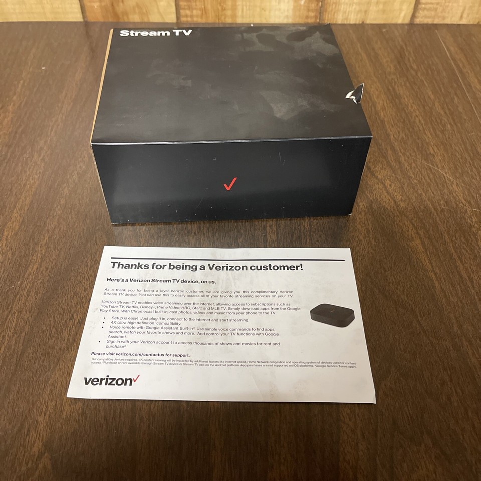 Verizon Stream TV Model JS8V Verizon Streaming TV Box Stream New In Box ...