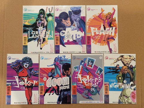 Tangent Comics #1 Lot of 7 Joker Green Lantern Flash, etc. DC 1997 NM ...