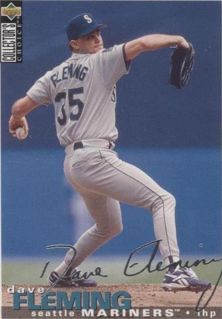 1995 Upper Deck Collector's Choice - Dave Fleming #293 Silver Foil ...