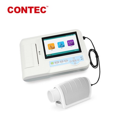 Spirometer portable lung function testing device FVC FEV1 color LCD ...
