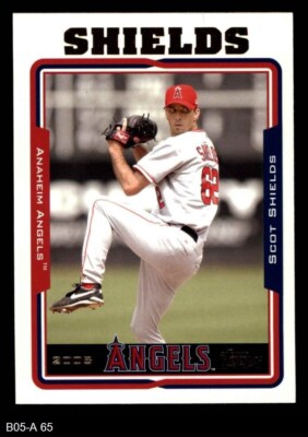 2005 Topps #65 Scot Shields Angels 8 - NM/MT | eBay