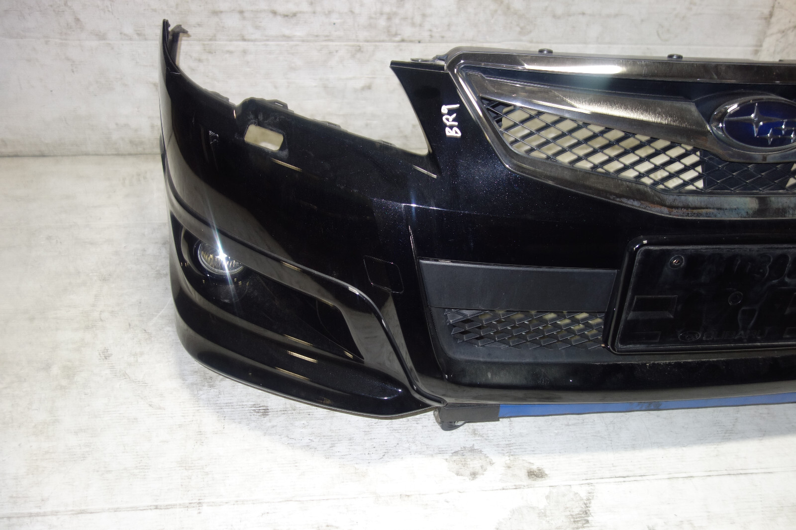 JDM Subaru Legacy Front Bumper Cover + Lip Valance + Fog Lights 2010 ...
