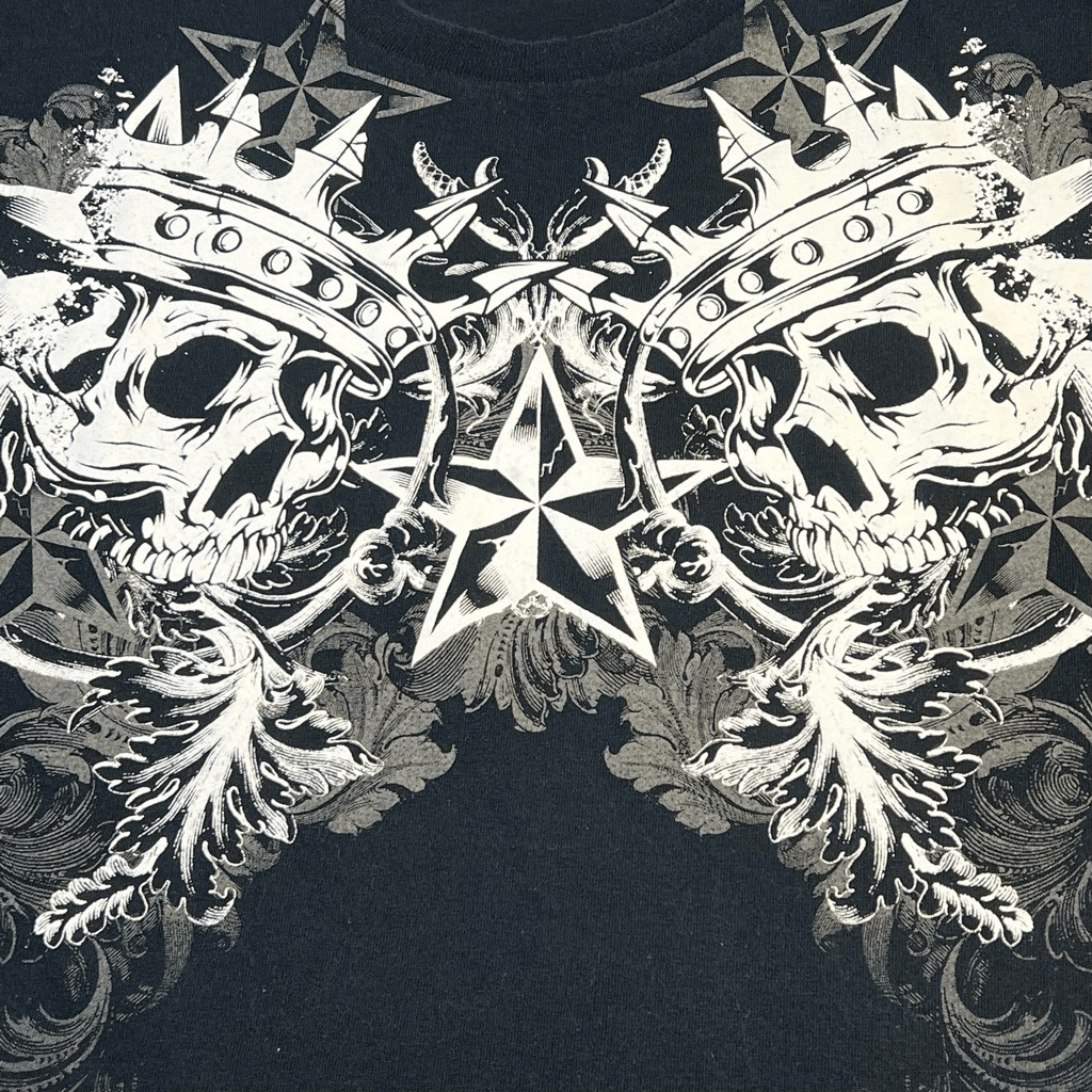 Y2K Skull Tattoo Art Tee - Gem