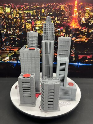 New 8 Building Set For Godzilla SH Monsterarts Hiya Gundam Neca | eBay