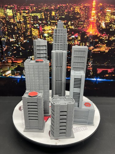 New 8 Building Set For Godzilla SH Monsterarts Hiya Gundam Neca | eBay