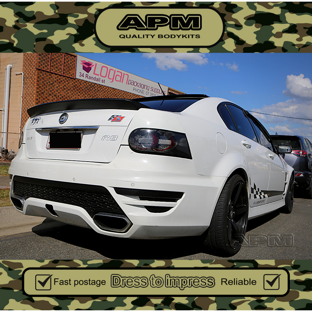 APM PLASTIC REAR BOOT SPOILER DUCKTAIL WING FOR VE 2 COMMODORE/HSV | eBay
