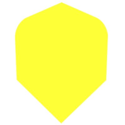 Dartfellas Bulk 50 Pack Durable Yellow Standard Dart Flights (50 Total ...