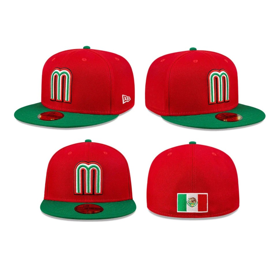 New Era 59FIFTY Fitted Mexico Hat - Mexican National Baseball Team Cap ...