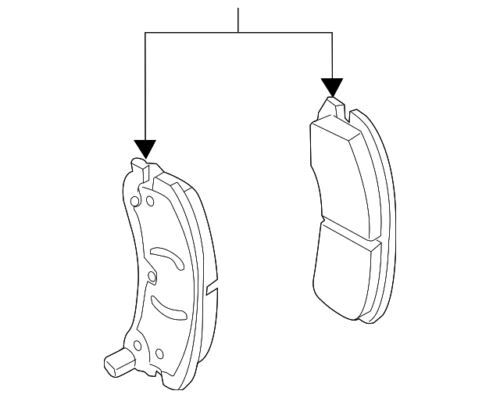 Genuine GM 2008-2014 Cadillac CTS STS Front Disc Brake Pad Set 19421287 ...