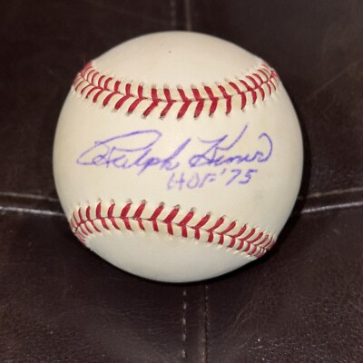 Ralph Kiner Autographed Signed HOF ‘75 Inscription Official National ...