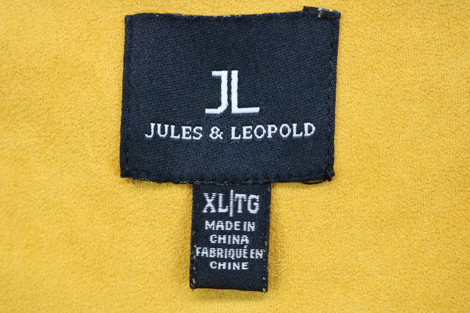 Jules & Leopold Draped Faux Leather Open Cardigan-XL-… - Gem