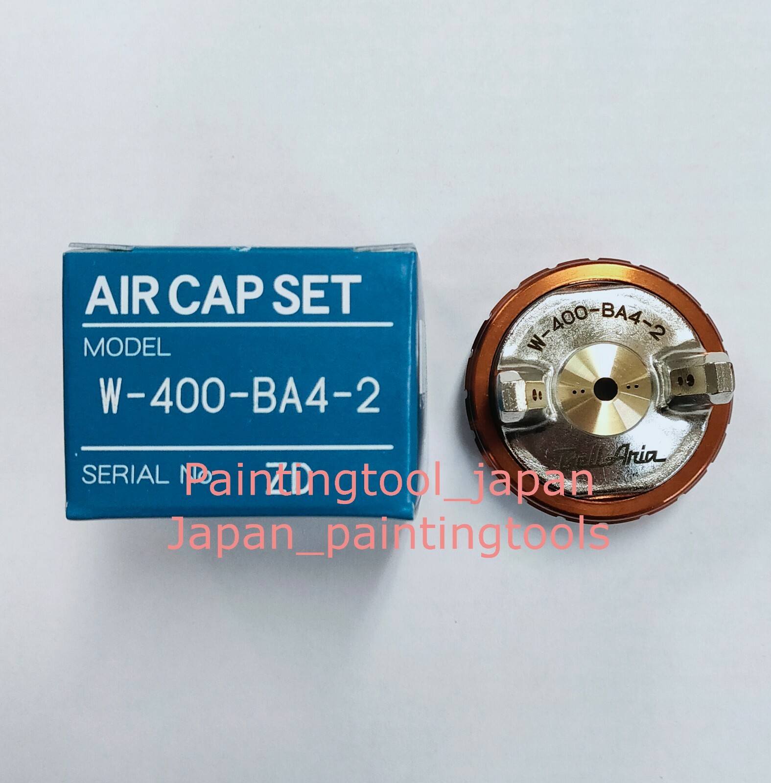 ANEST IWATA 93611710 W400-BA4-2 Air Cap Set for W-400 Bellaria Spray ...